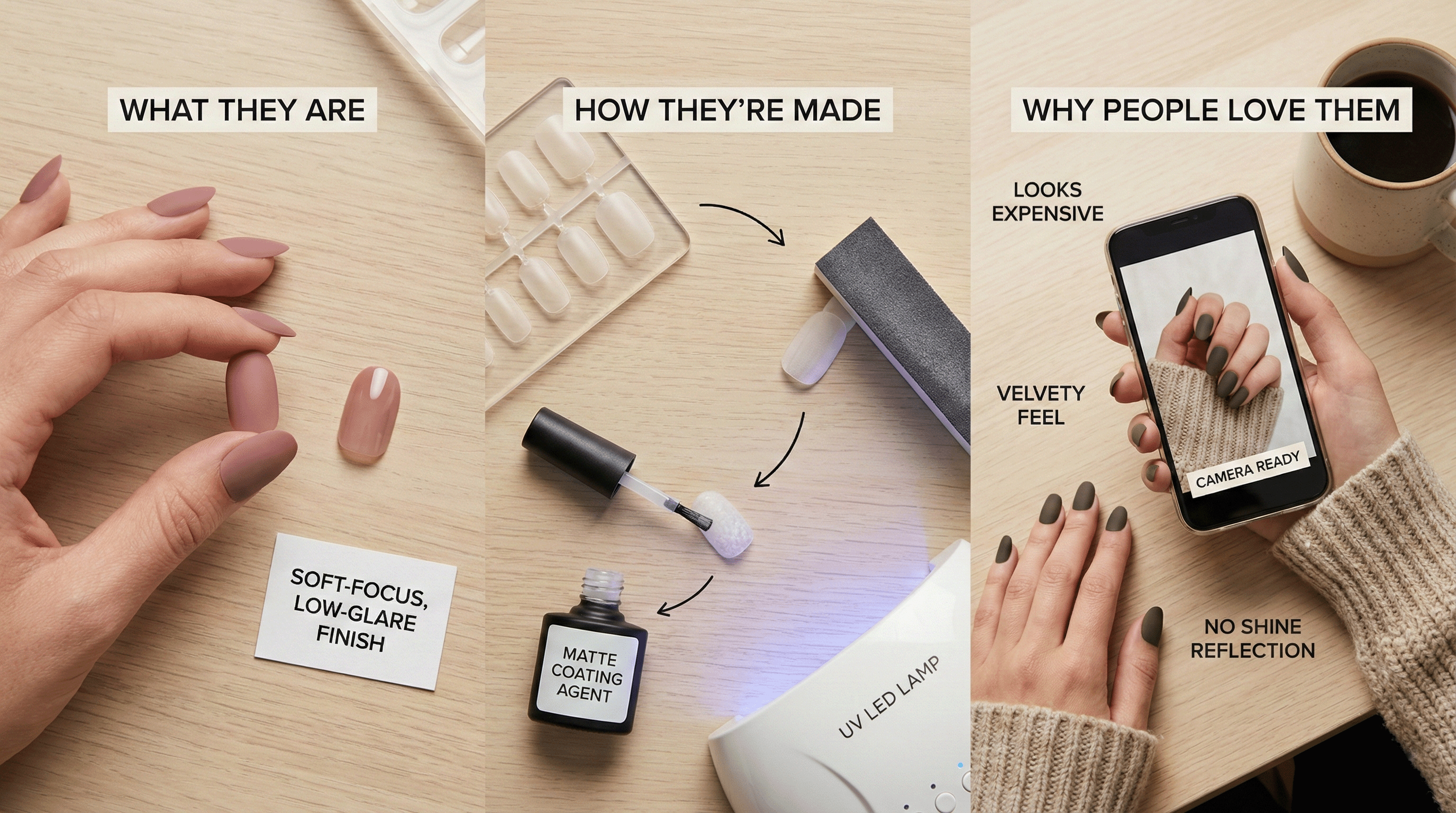 Matte Finish Press On Nails Explained: What They Are, How They’re Made ...