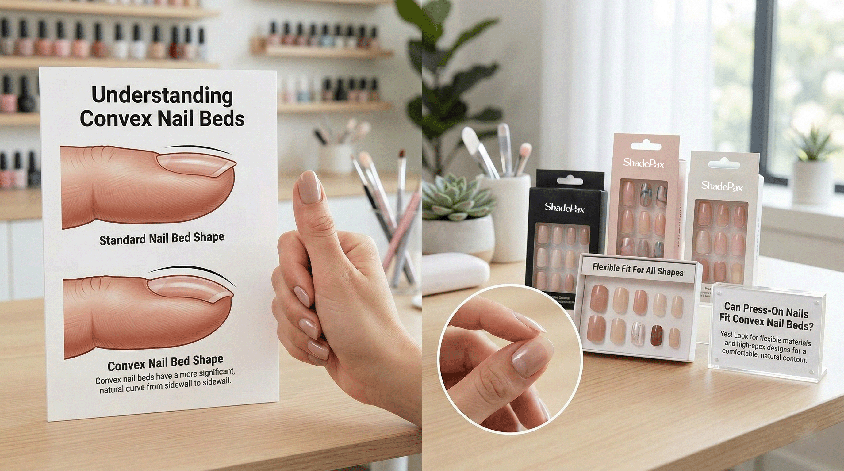 Flat Nail Beds vs. Curved Nail Beds. How to Choose Press On Nails That ...